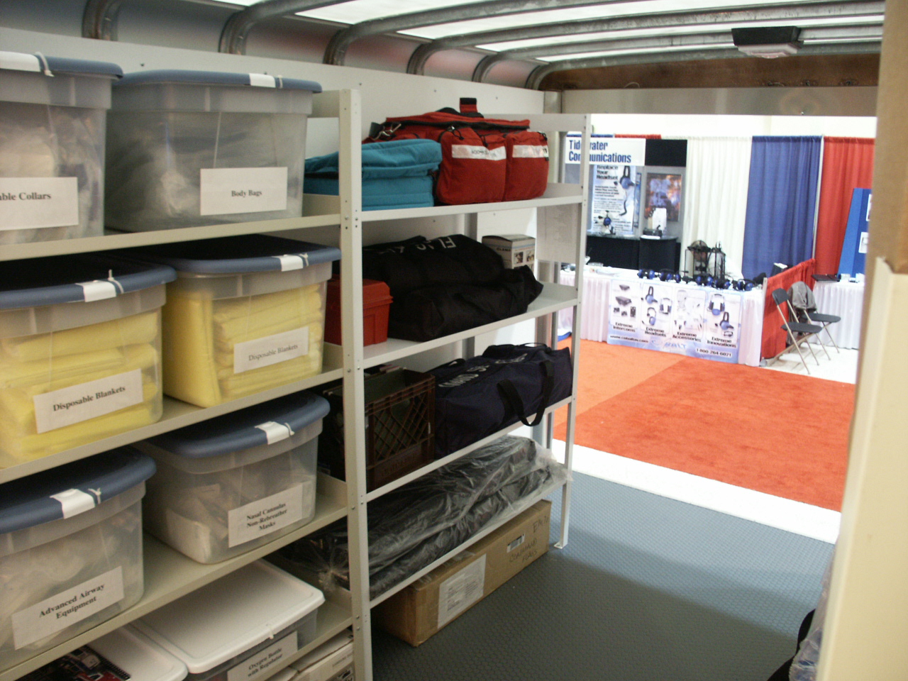 Inside demo trailer - Penn Care, Inc.
