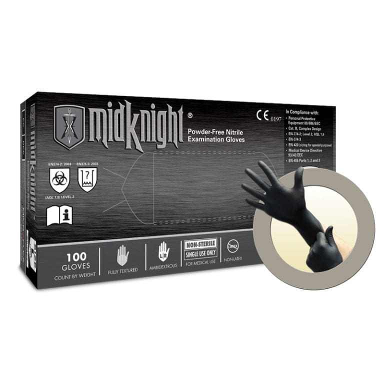 MicroFlex MidKnight - Best Nitrile Gloves