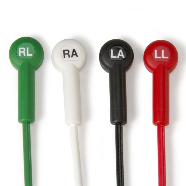 ECG Cable, 12-Lead Trunk Cable with 4-Wire Limb Leads for LifePak 12/15 ...