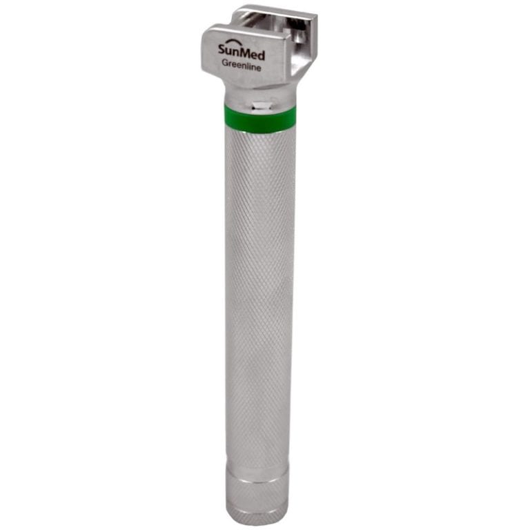 Laryngoscope Handle, GreenLine Chrome Plated, - Penn Care, Inc.