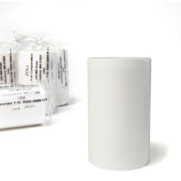 Zoll X-Series Thermal Paper with Grid, 80mm Recording Paper