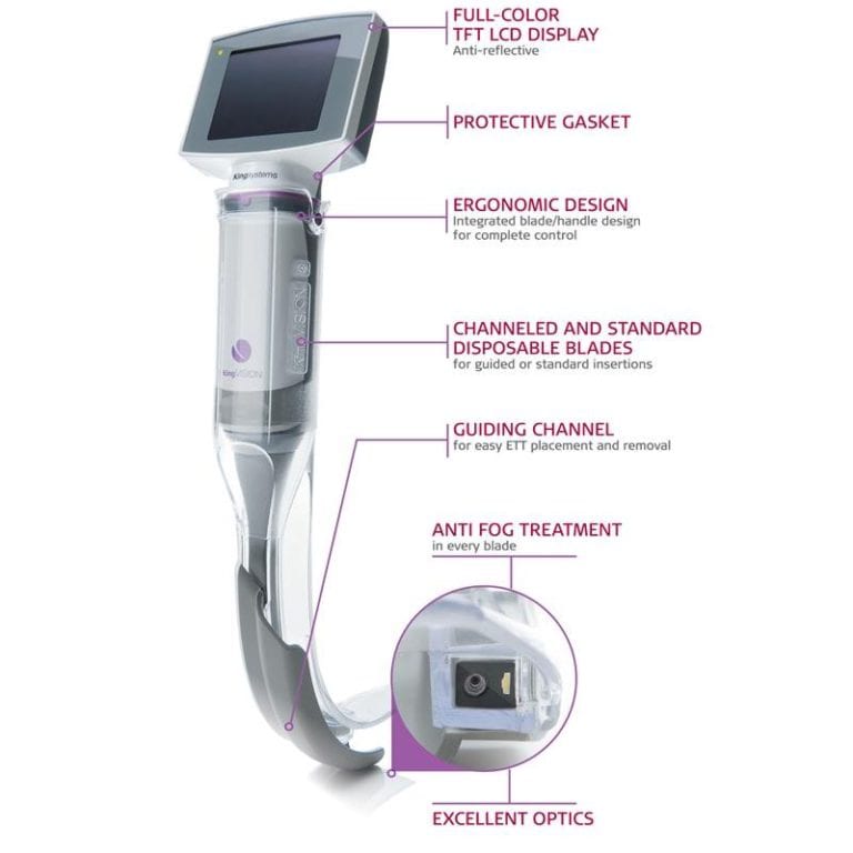 Video Laryngoscope Kit, Ambu King Vision aBlade, - Penn Care, Inc.