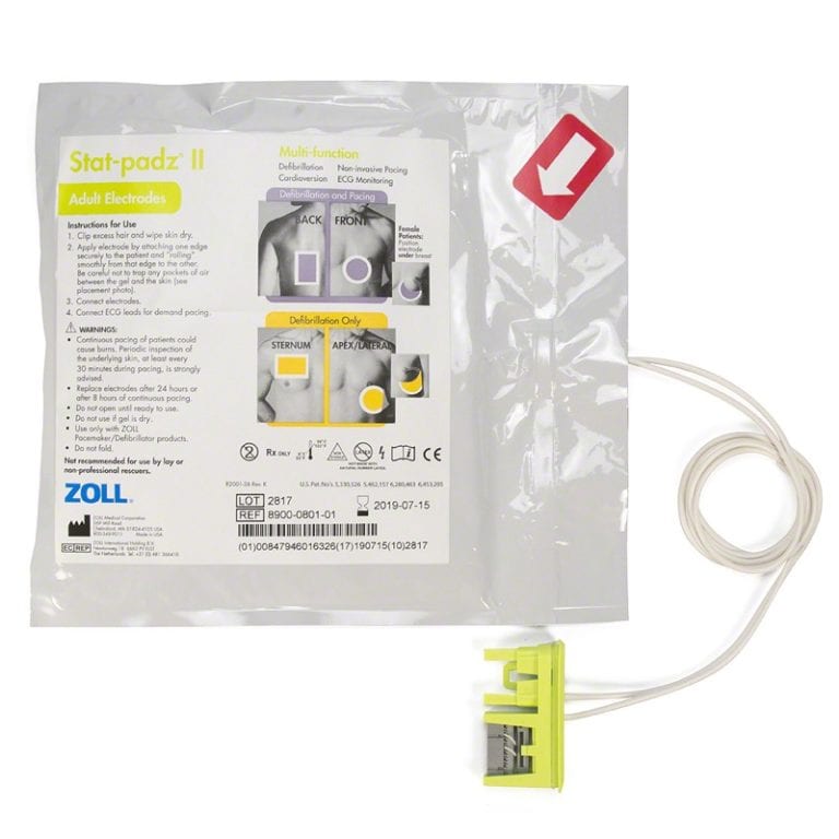 Defibrillator Electrode, Zoll Stat-Padz II, - Penn Care, Inc.