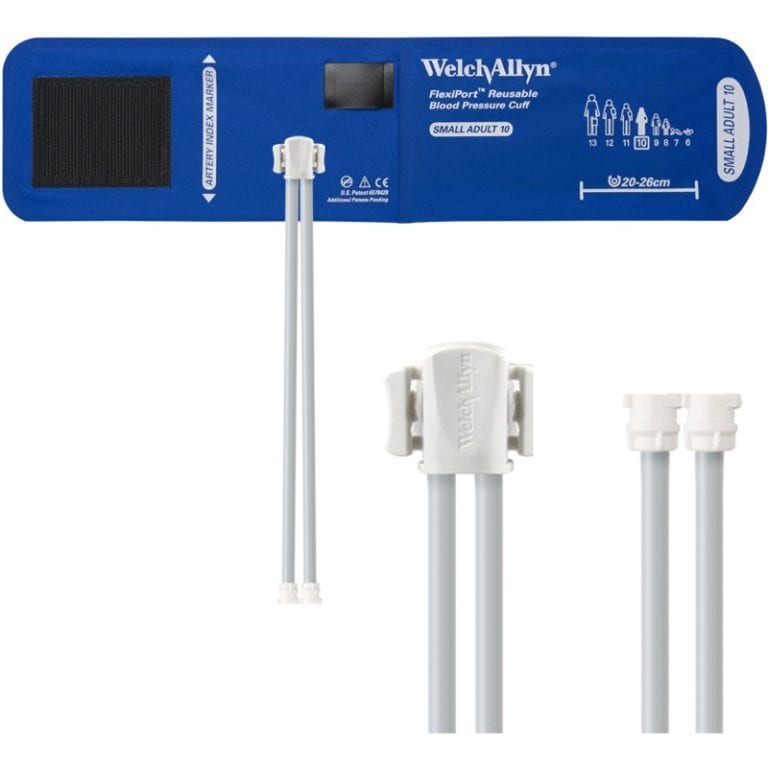 BP Cuff, Welch Allyn FlexiPort, 2- Tubes Female Locking Connectors ...