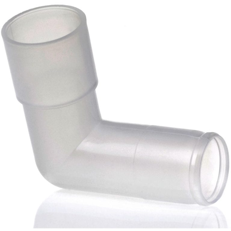 Oxygen, Hudson Elbow Adapter Standard 22mm I.D. / 22mm O.D. Connection ...