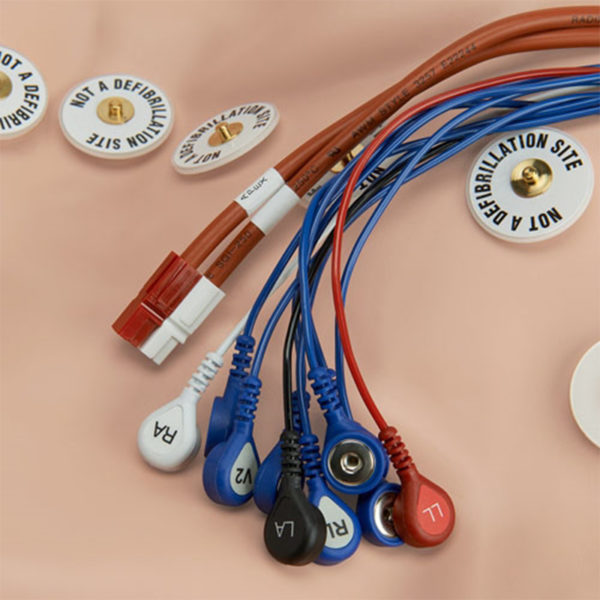 Simulator, Simulaids 12-Lead Arrhythmia Simulator with Manikin Overlay ...