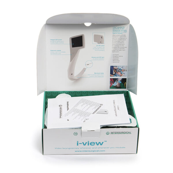 Video Laryngoscope, Intersurgical i-view, Disposable, - Penn Care, Inc.