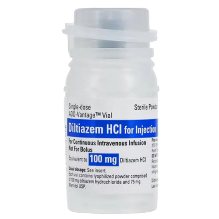 Diltiazem HCL Injection, 100mg Add-Vantage Vial, SDV 100mg/5mL, - Penn ...