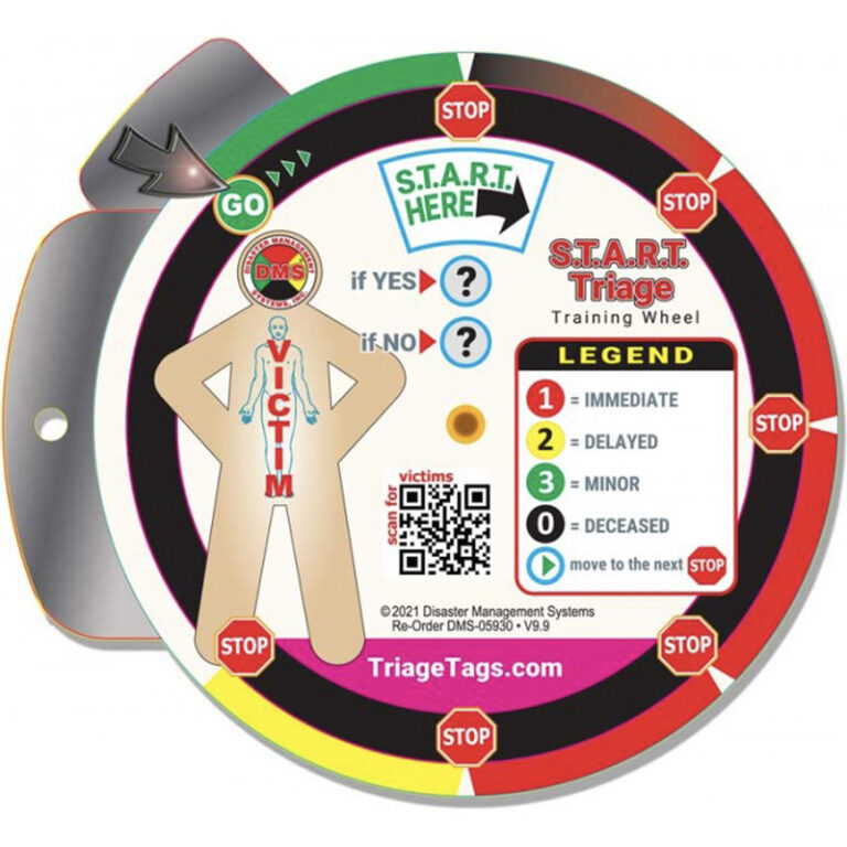 Triage Training, START Wheel, - Penn Care, Inc.
