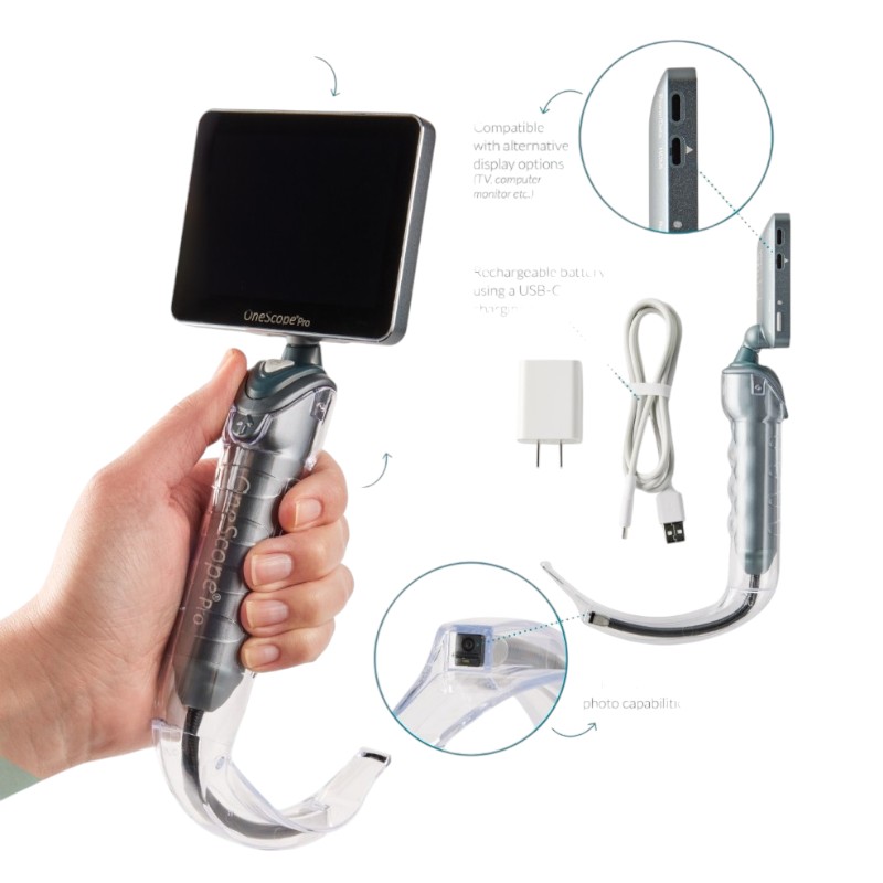 Video Laryngoscope Blade, OneScope Pro, - Penn Care, Inc.