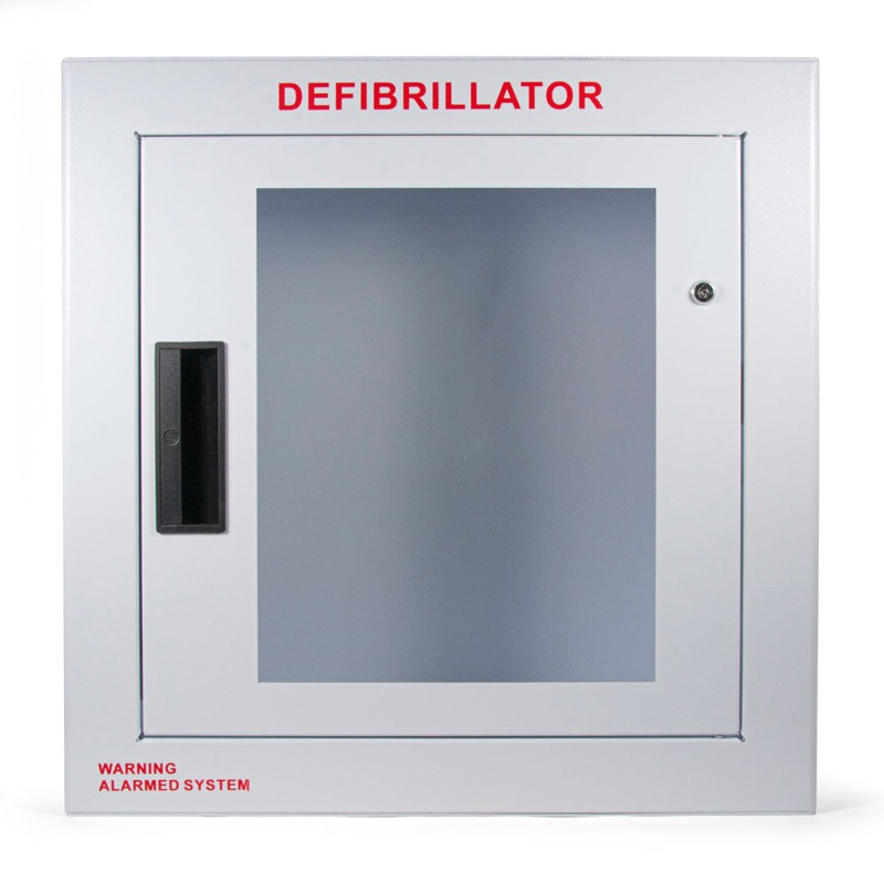 AED Cabinet, Standard Size, Semi-Recessed Mount, - Penn Care, Inc.